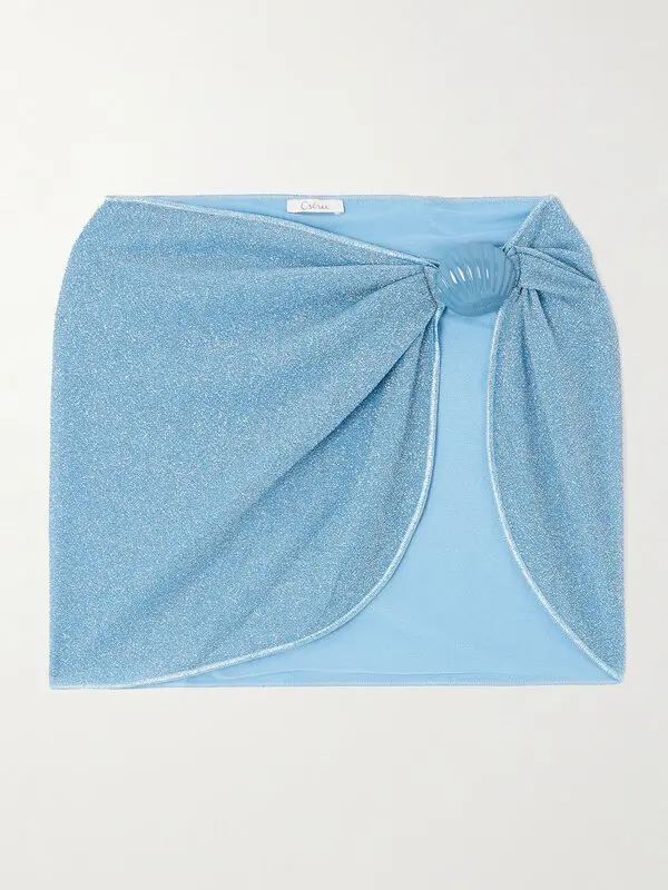 Oseree Lumière Metallic Pareo - Blue