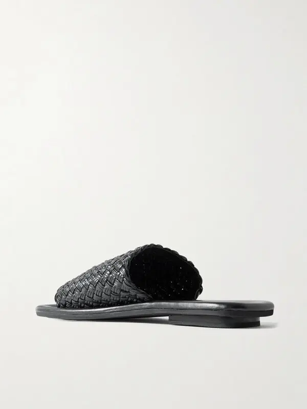 ST. AGNI Woven Leather Sandals