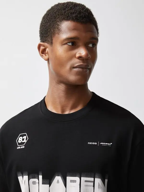 REISS X Mclaren F1 Team Silverstone Long Sleeve T-shirt