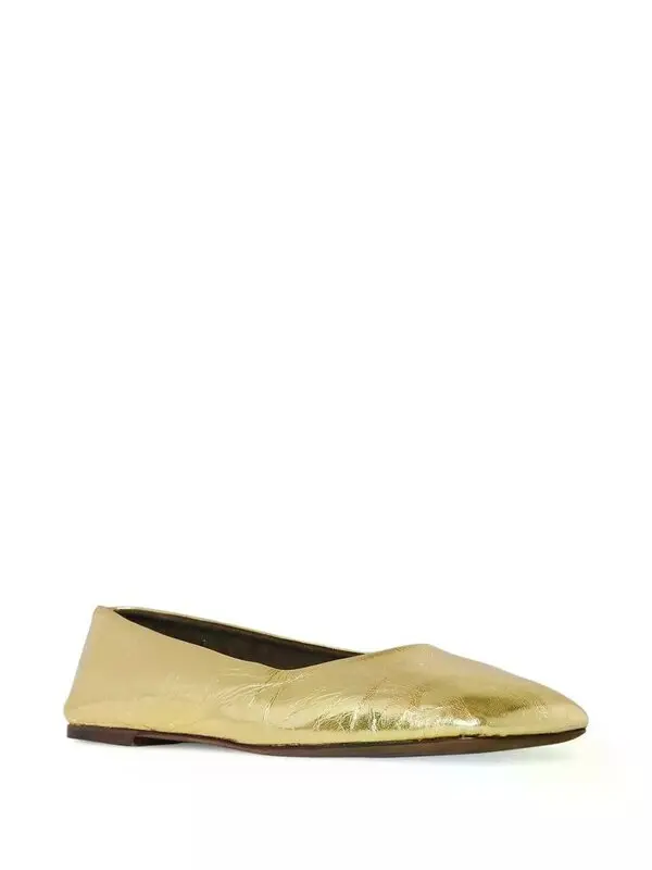 THE ROW Metallic-effect Ballerinas