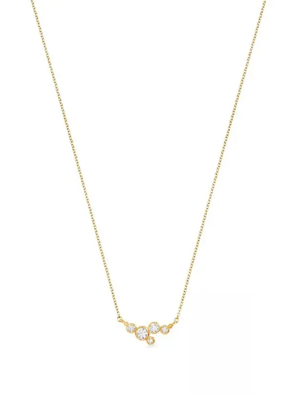 DOWER & HALL 14kt Yellow Stargazer Diamond Necklace - Gold
