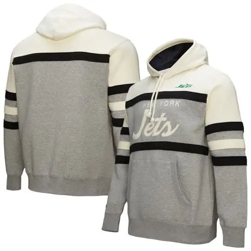 Mitchell & Ness New York Jets Vintage Logo Pullover Hoodie