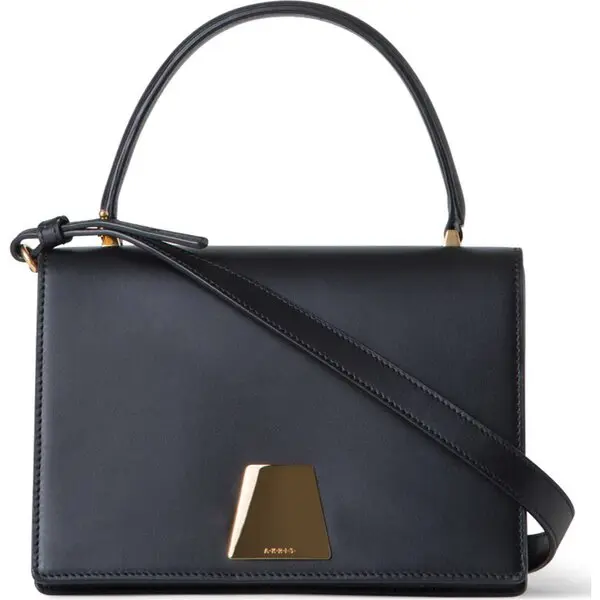 Akris Alice Top Handle Bag - Black