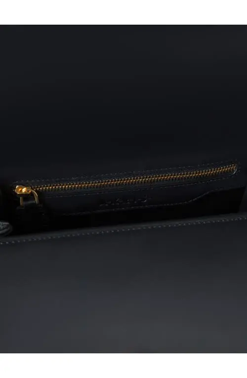 Akris Alice Top Handle Bag - Black