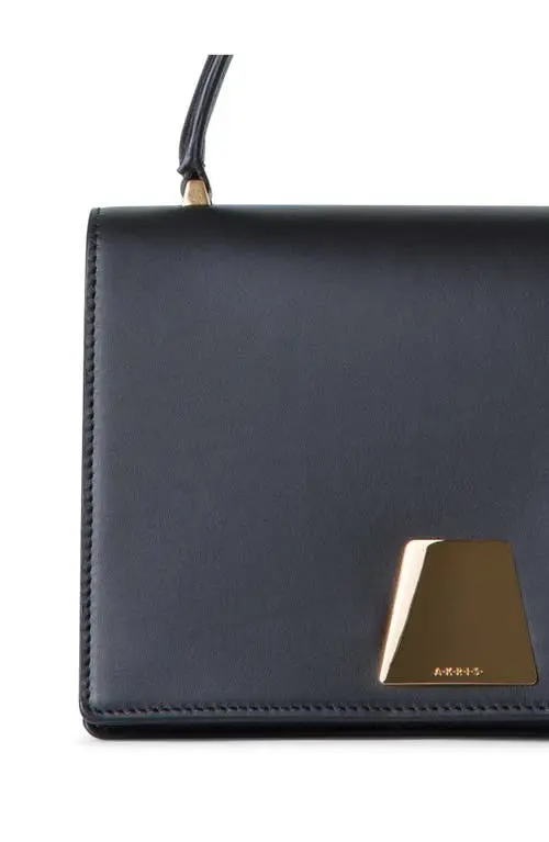 Akris Alice Top Handle Bag - Black