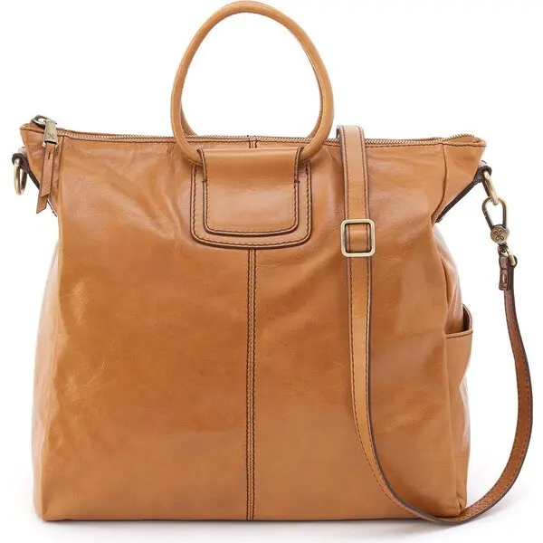 Hobo Sheila Leather Top Handle Tote - Natural
