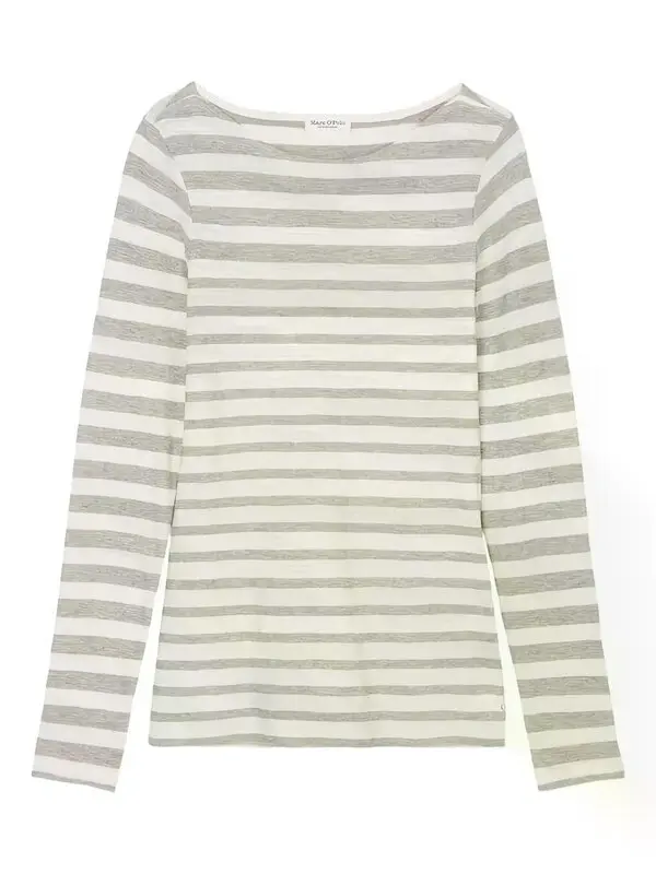 Marc O'polo Striped Long-sleeve T-shirt - Grey