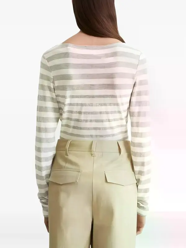 Marc O'polo Striped Long-sleeve T-shirt - Grey