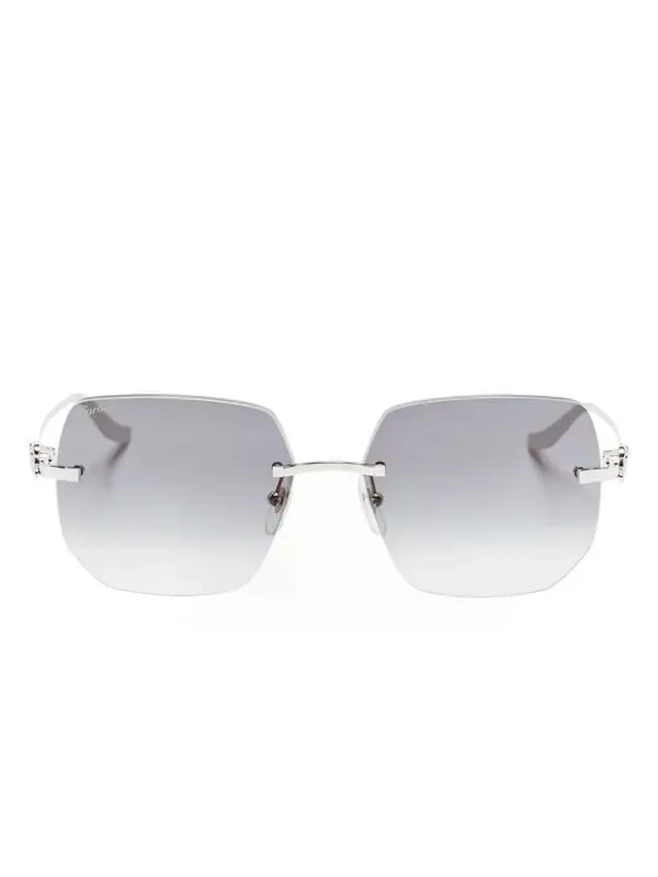 CARTIER Panthère De Sunglasses - Silver