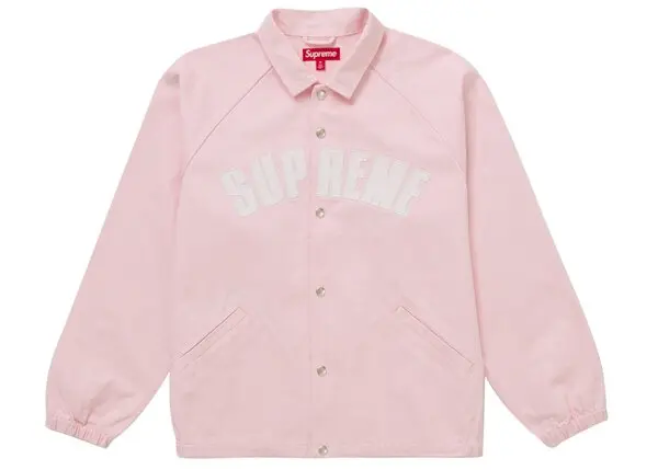Supreme Arc Denim Coaches Jacket Ss25 - Pink