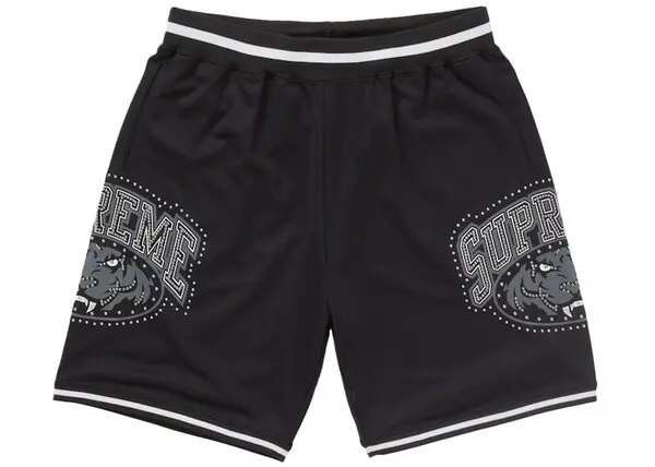 Supreme Studded Basketball Short - Black
