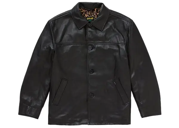 Supreme Schott Leather Car Coat