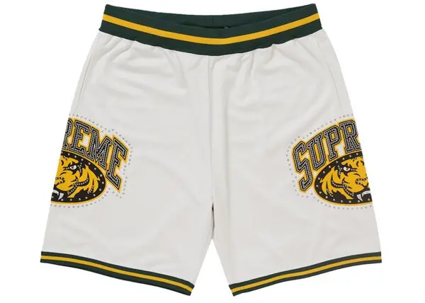 Supreme Studded Basketball Short - White