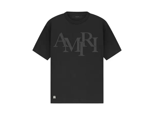 Amiri Staggered Logo Tee Shirt