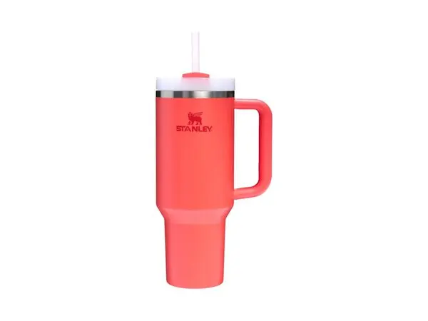 STANLEY Flowstate Quencher 40oz Tumbler - Hot Coral