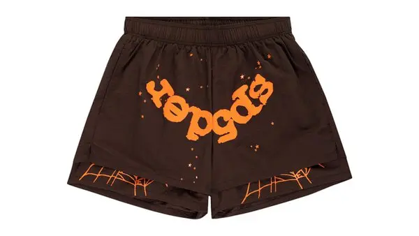 SP5DER Og Web Double Layer Short - Brown/orange