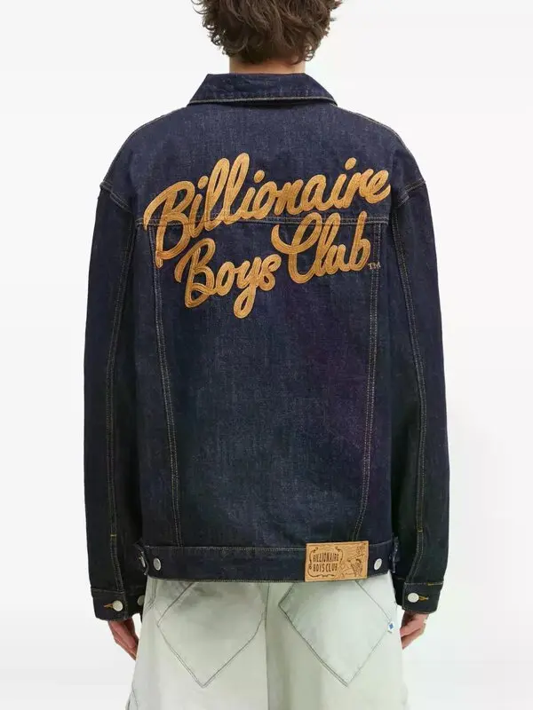 BILLIONAIRE BOYS CLUB Embroidered Denim Jacket