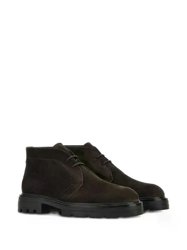 Hogan Suede Ankle Boots