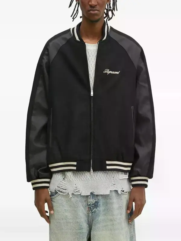 REPRESENT Embroidered Bomber Jacket