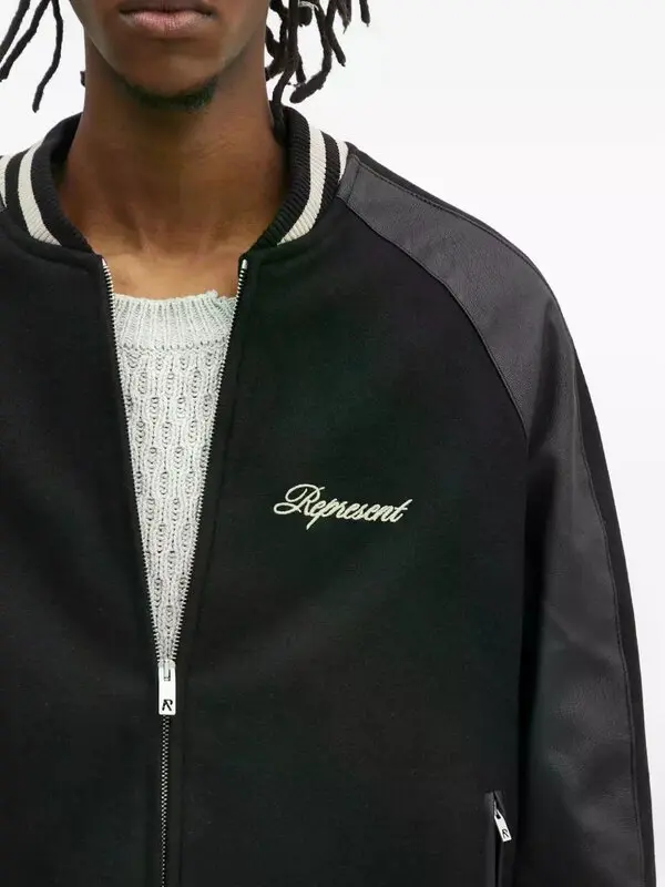 REPRESENT Embroidered Bomber Jacket