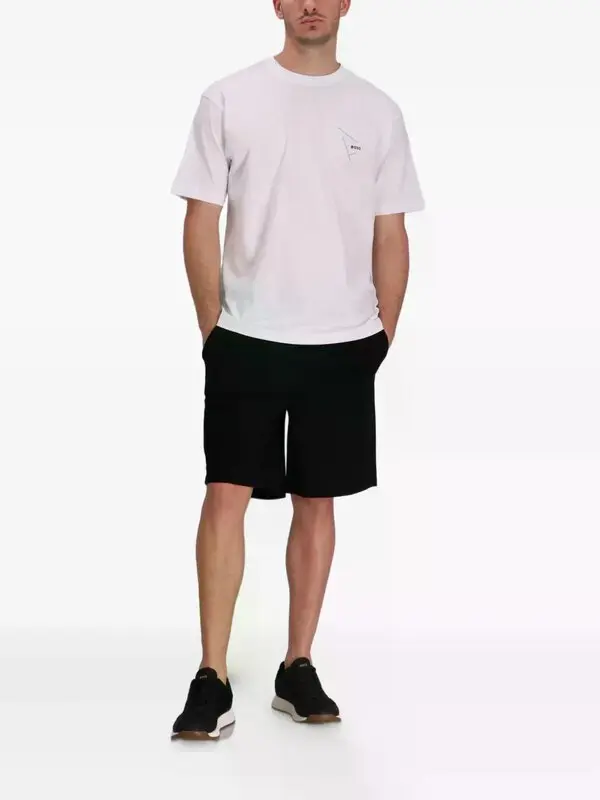 BOSS Drawstring Cotton Shorts