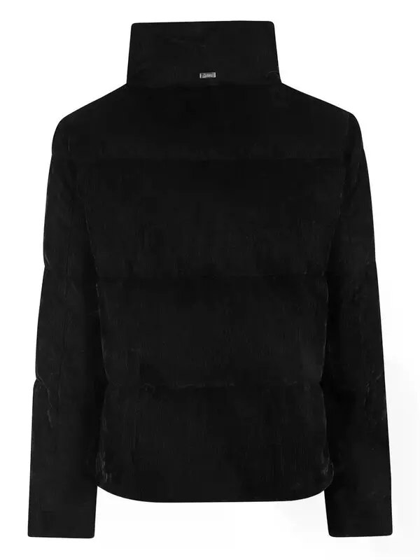 Herno Velvet Quilted Cropped Jacket