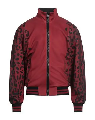 Dolce & Gabbana Leopard Print High Neck Track Jacket