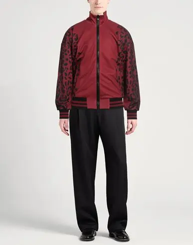 Dolce & Gabbana Leopard Print High Neck Track Jacket