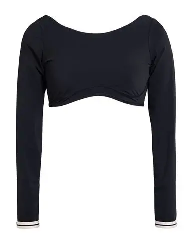 Palm Angels Knit Trimmed Crop Top
