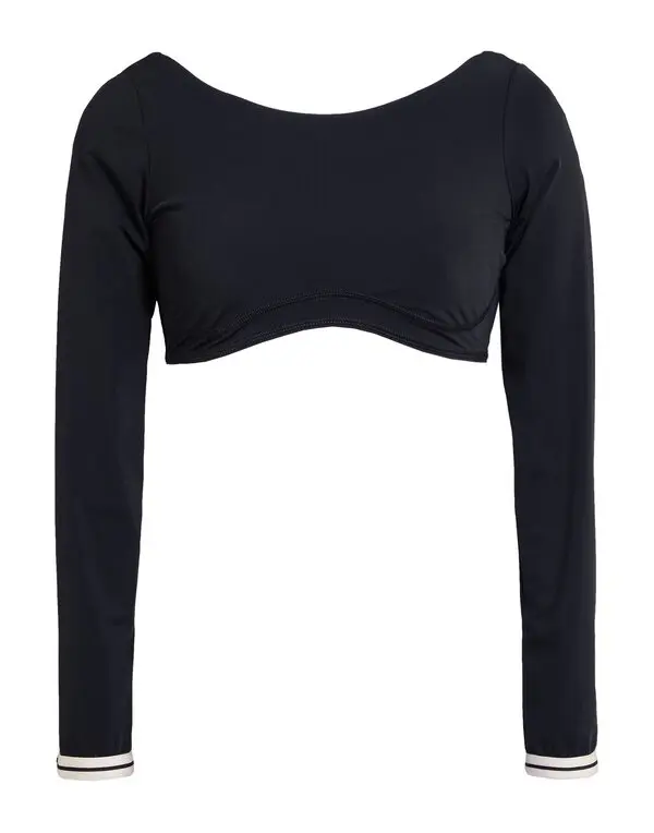 Palm Angels Knit Trimmed Crop Top