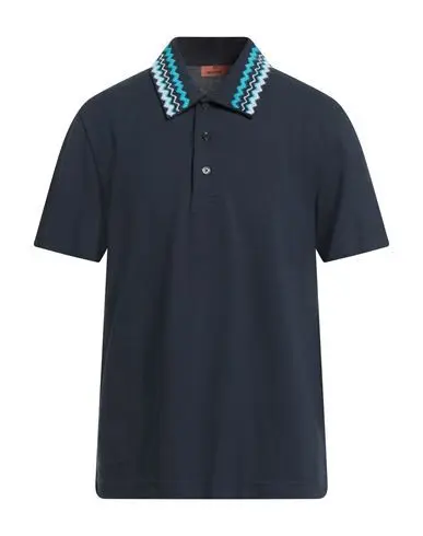 Missoni Polo Shirt Size Cotton - Navy