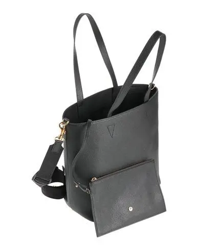 Versace Shopper Bag In Pebbled Calfskin