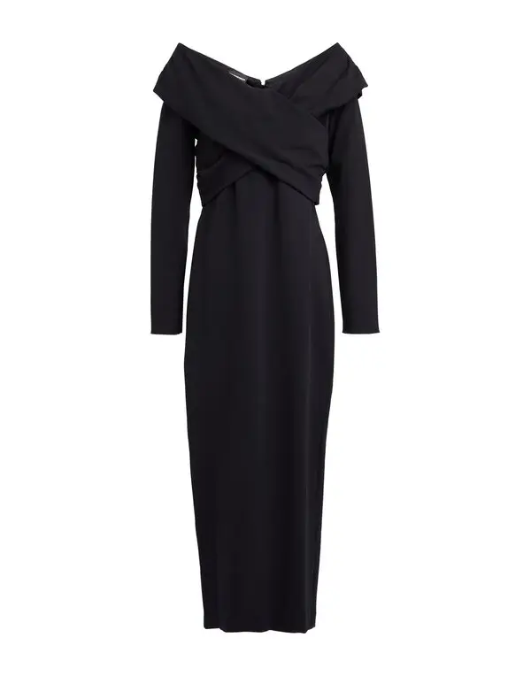 Emporio Armani Viscose Blend Maxi Dress