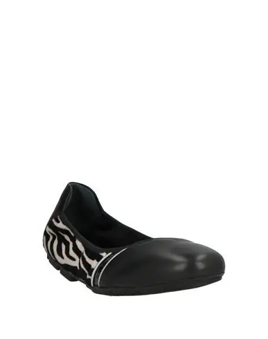 Hogan Leather Ballet Flats - Black