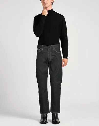 Karl Lagerfeld Straight-leg Jeans With Embroidered Logo