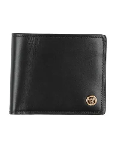 Versace Wallet Cow Leather - Black