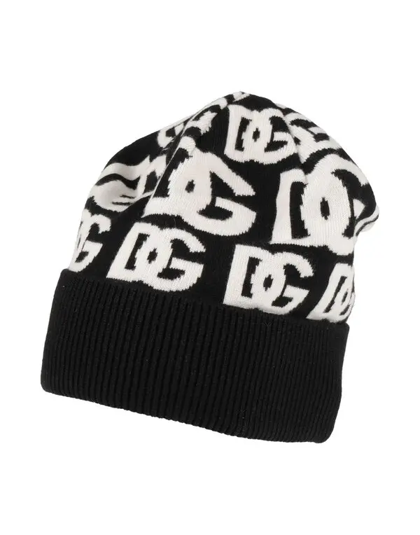 Dolce & Gabbana ロゴニットビーニー Dolce&Gabbana Logo cashmere beanie Dolce & Gabbana