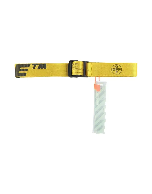 Off-White Logo Print Belt Off-White - Logo-Print Rubber Belt - Black Off-White main image 3