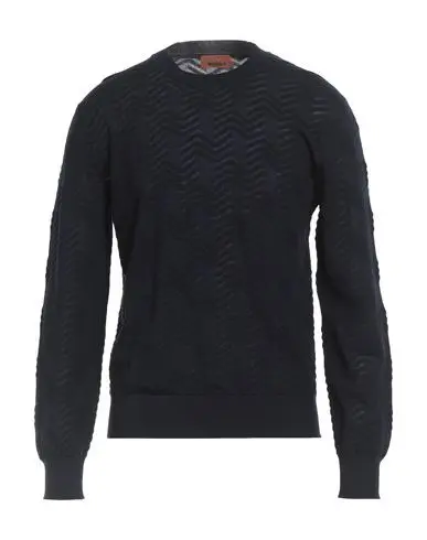 Missoni Sweater In Wool And Viscose - Midnight Blue