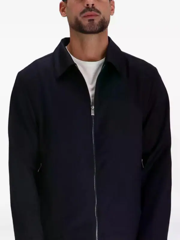 BOSS Virgin-wool Jacket - Blue
