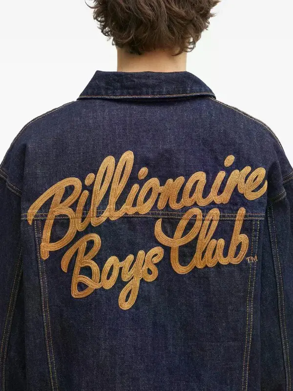 BILLIONAIRE BOYS CLUB Embroidered Denim Jacket