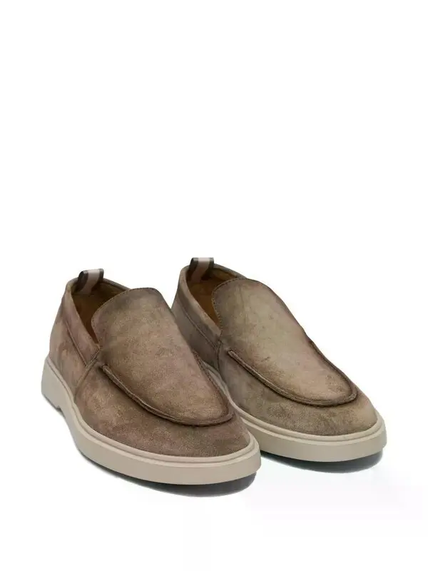 Officine Creative Suede Loafers - Brown