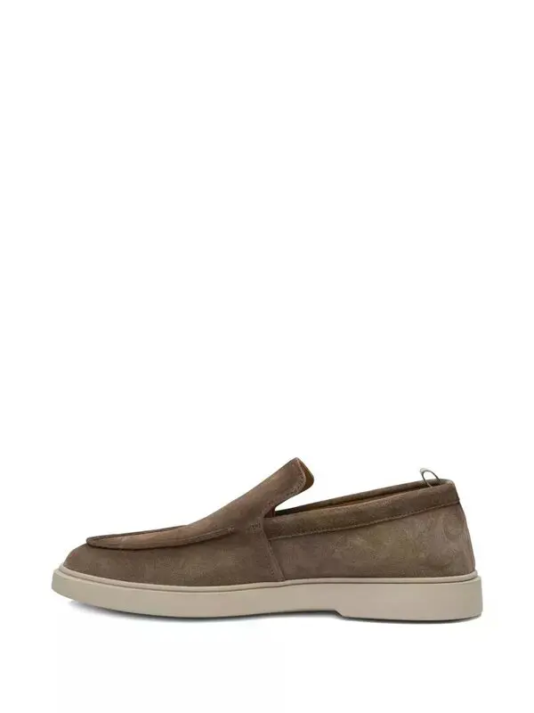 Officine Creative Suede Loafers - Brown