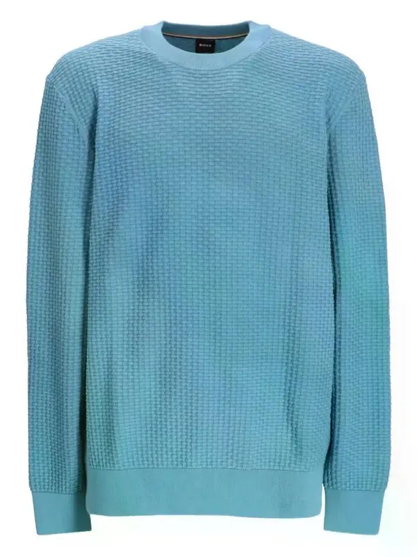 BOSS Cotton Crew-neck Sweater