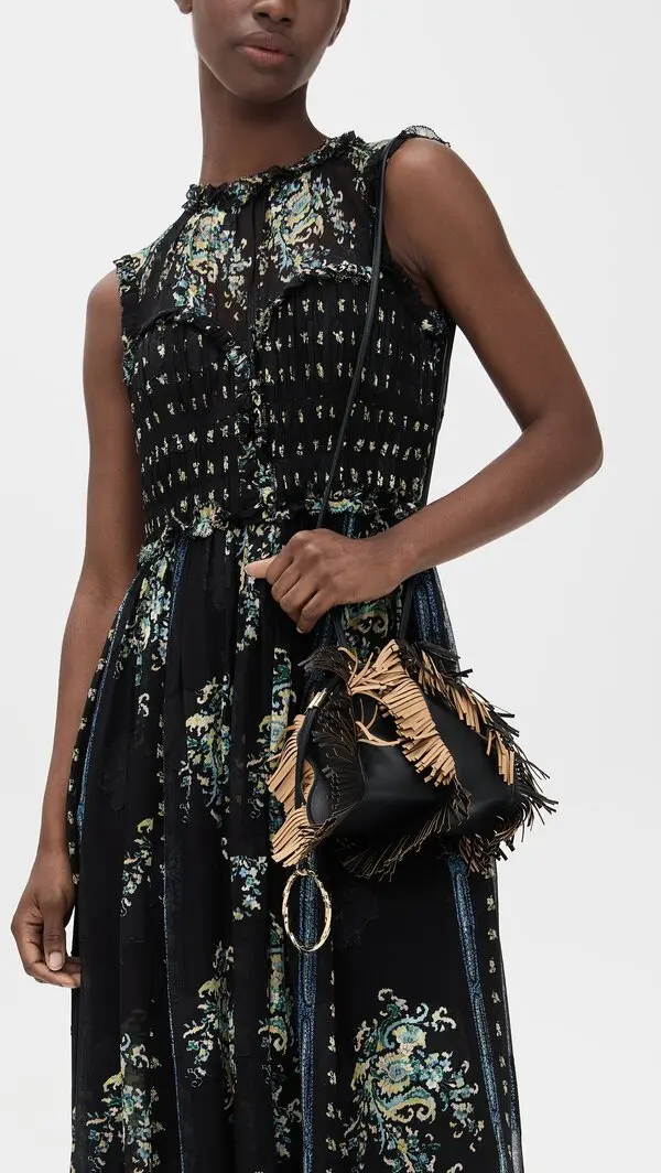 Ulla Johnson Adria Pleated Wave Pochette