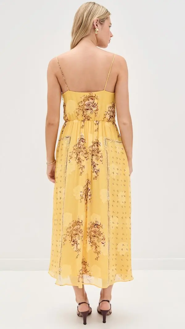 Ulla Johnson Elena Cami Midi Dress In Soleil - 75% Off | Editorialist