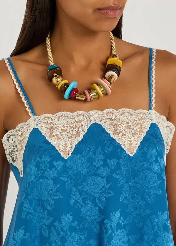 Chloé Plage Woven Necklace