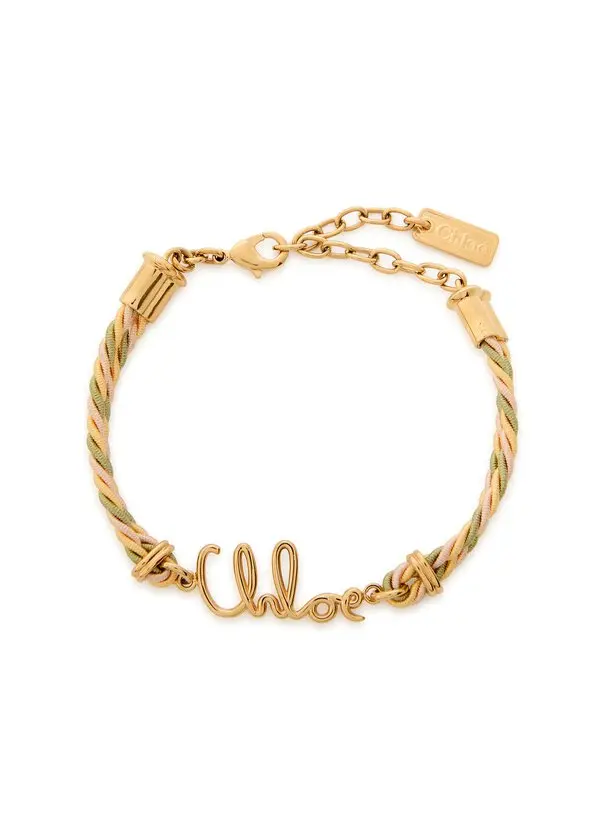 Chloé Logo Plaque Bracelet