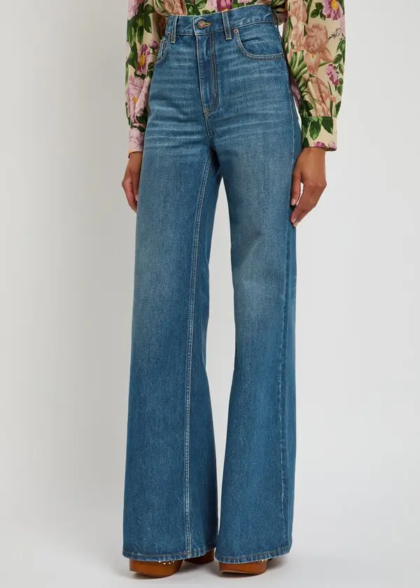 Chloé High-rise Flared-leg Jeans