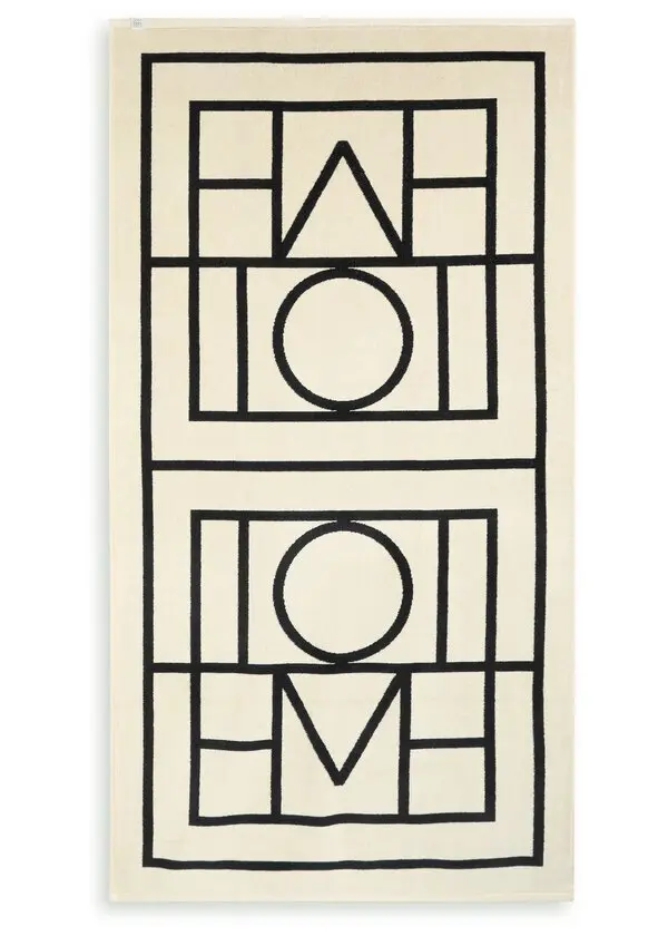 TOTEME Monogram-jacquard Beach Towel